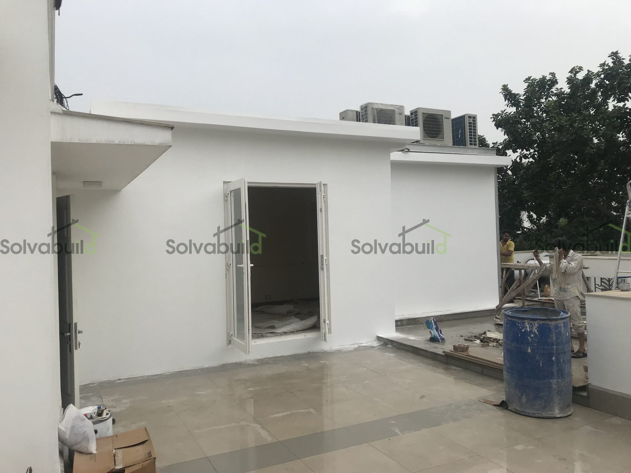 Prefabricated Labour Hutment Quarters Manufacturers in India - Solvabuild